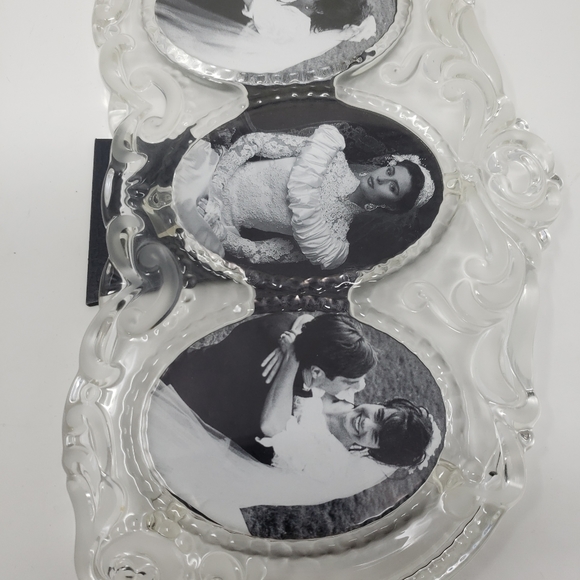 Mikasa | Accents | Mikasa Princess Lead Crystal Frosted Triple Oval ...